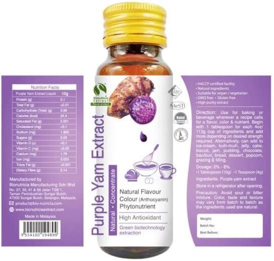 8x Ube Purple Yam 60gStandardized Extract Liquid. Yam Pure Flavour ...