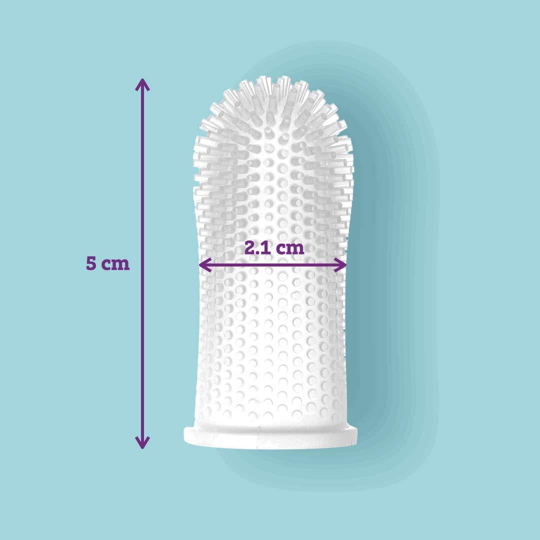 360 Bristle Silicone Baby Finger Toothbrush Set | BPA-Free for Toddlers ...