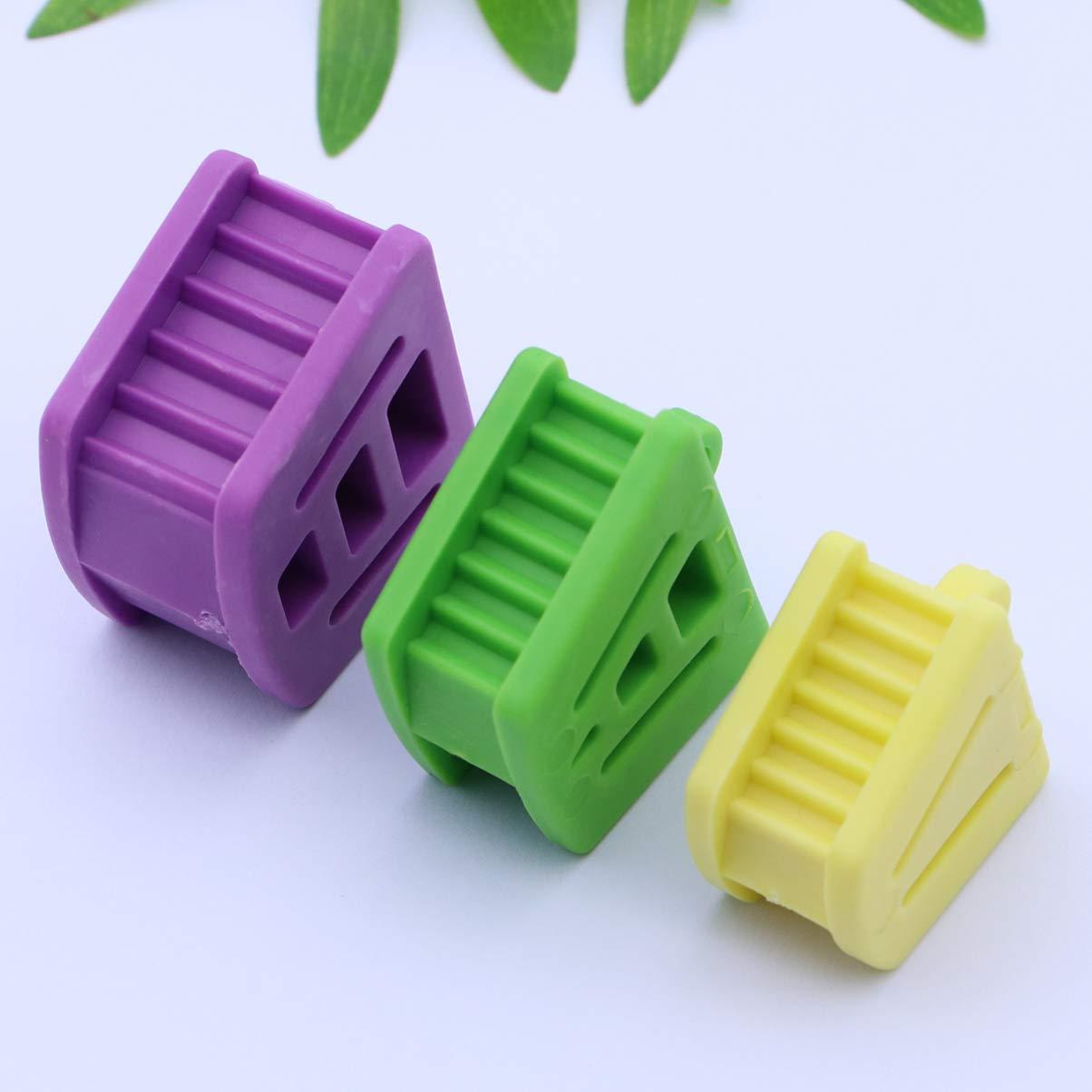 Artibetter AR Dental Mouth Care 3pcs Silicone Bite Blocks - Portable ...