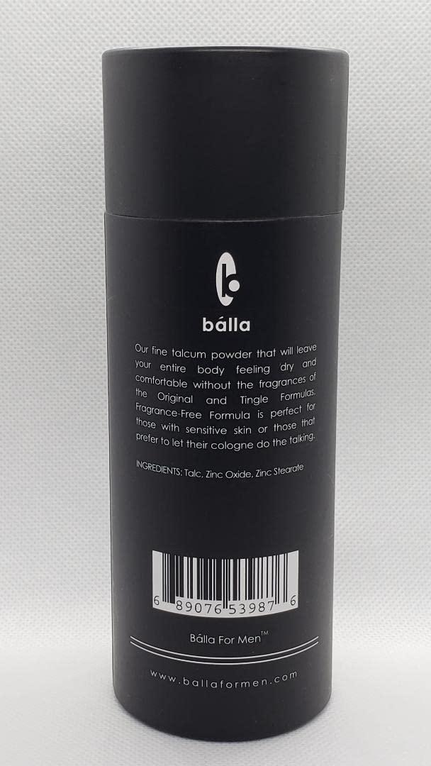 Balla Body Powder for Men - Fragrance-Free | Sweat Absorbing Powder ...
