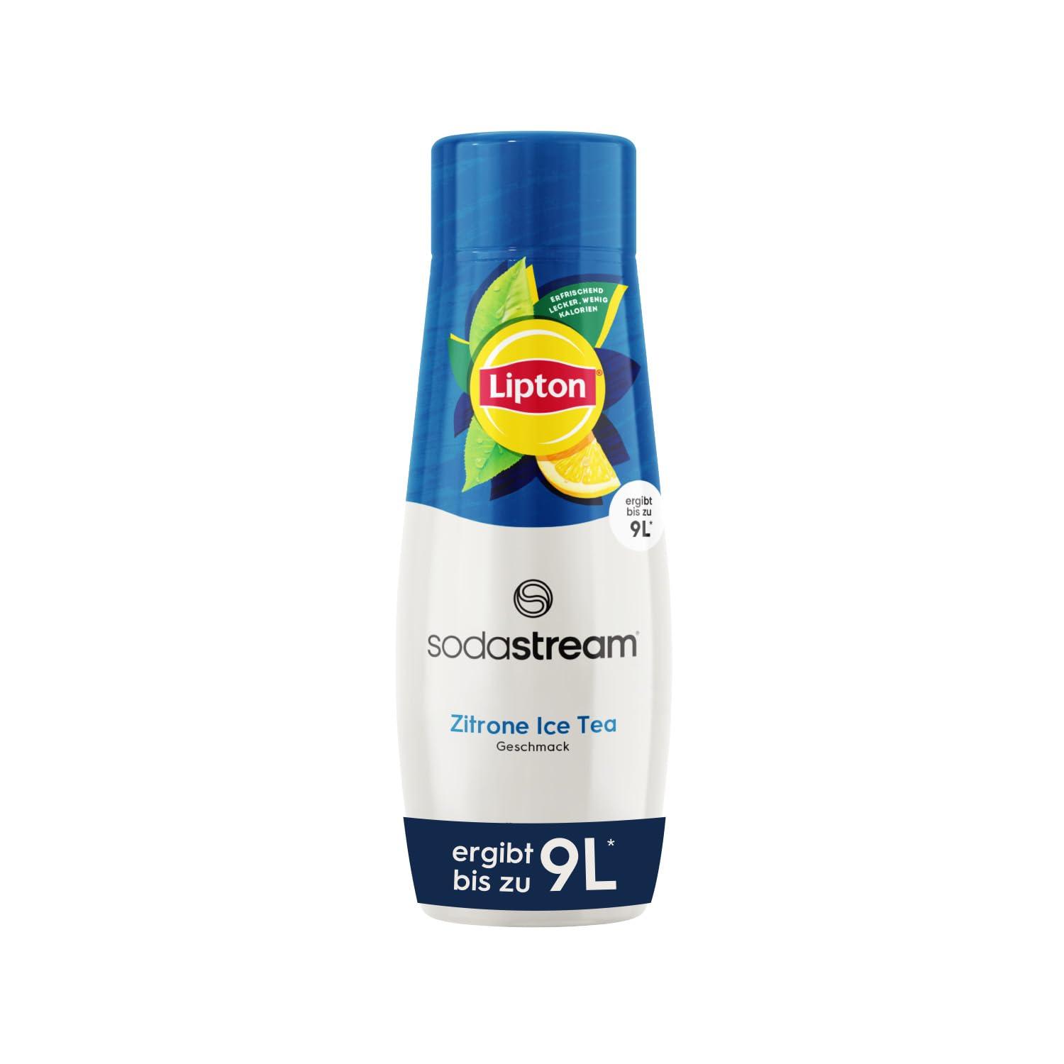Sodastream Sirup Lipton Ice Tea Lemon - 440ml Bottle for 9 Liters of ...