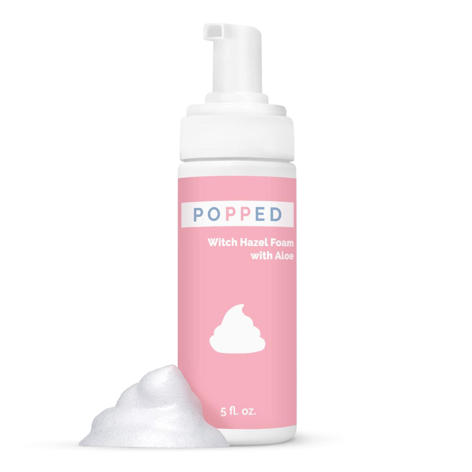Popped Witch Hazel Foam with Aloe | Perineal Healing Postpartum Care ...