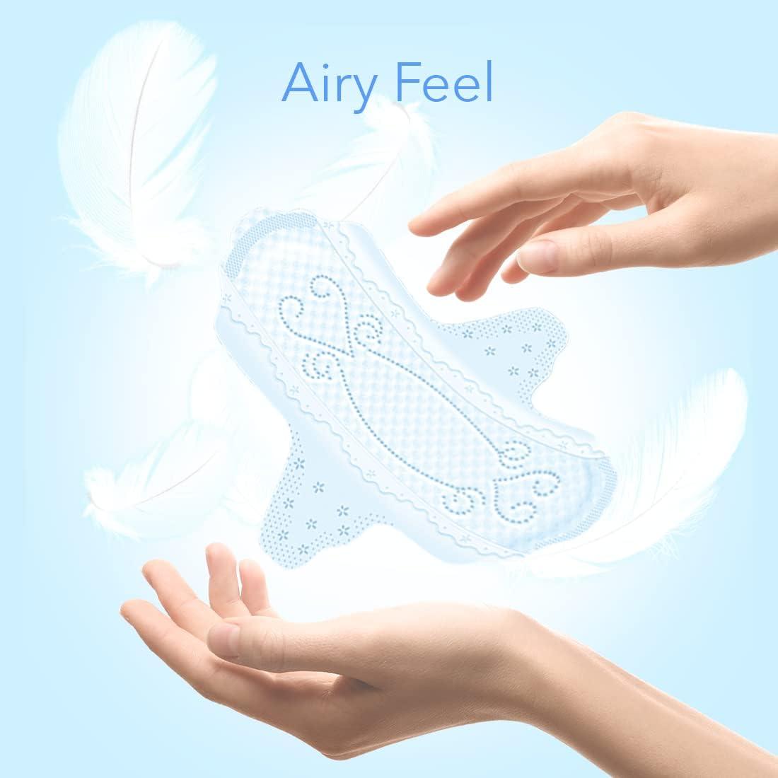Elis Natural Feel Super Slim Sanitary Napkin Pads with Wings 12.8/32 ...