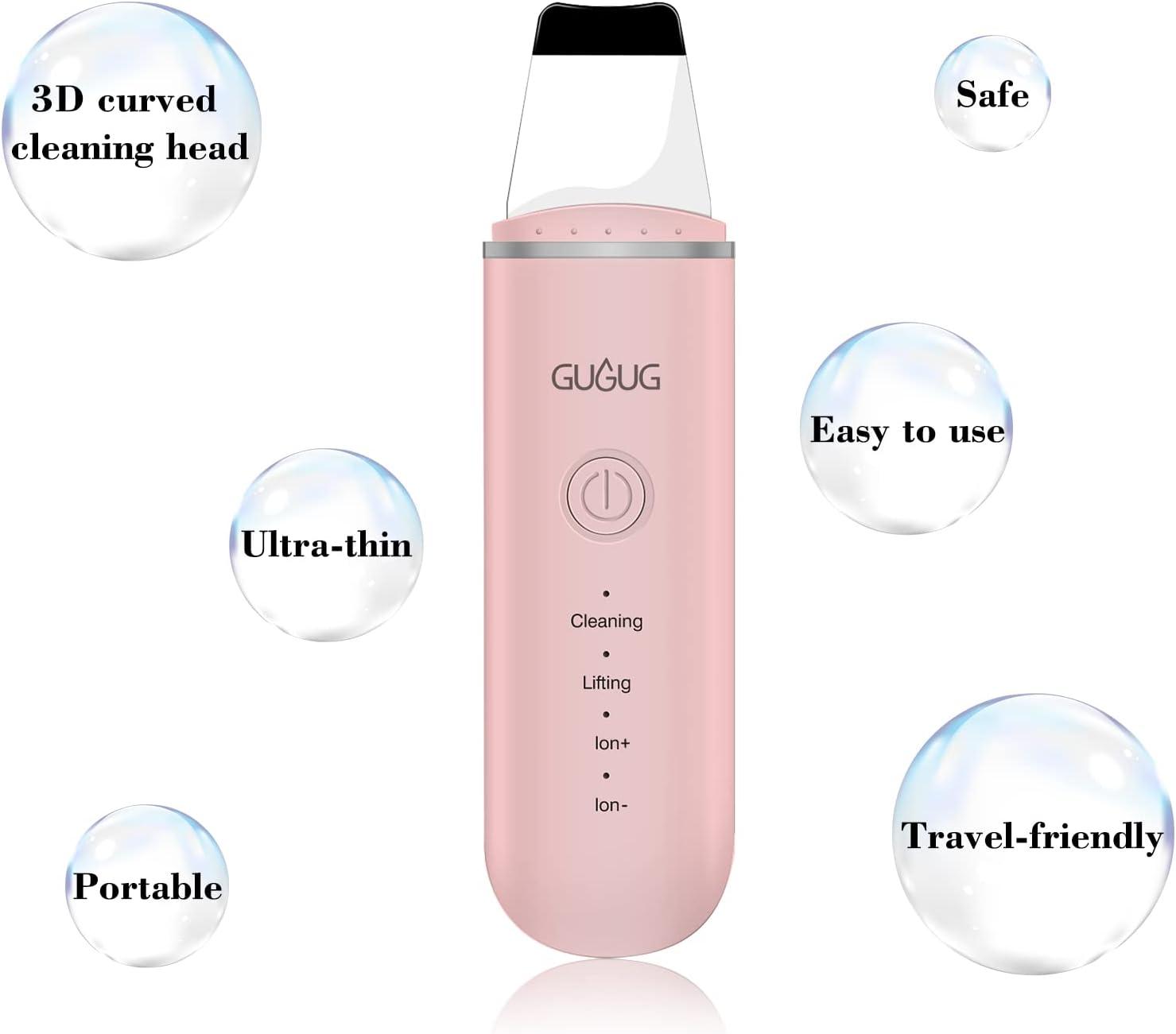 GUGUG Skin Scrubber Face Spatula - Blackhead Remover and Pore Cleaner ...
