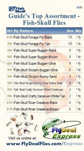 Fish-Skull Assortment: Next Generation Streamer Flies (12 Flies) | Buy ...