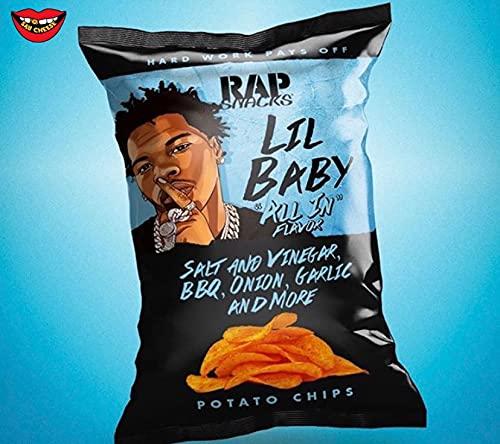 Rap Snacks 1 oz Potato Chip Bags (10 pack) - Lil Baby Salt & Vinegar ...