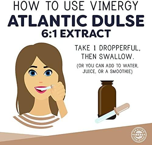Vimergy Organic Atlantic Dulse Extract 55ml - Liquid Seaweed Supplement ...
