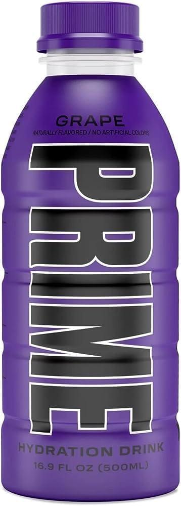 Prime Hydration Prime Grape Bottle 500ml By Logan Paul & KSI ...
