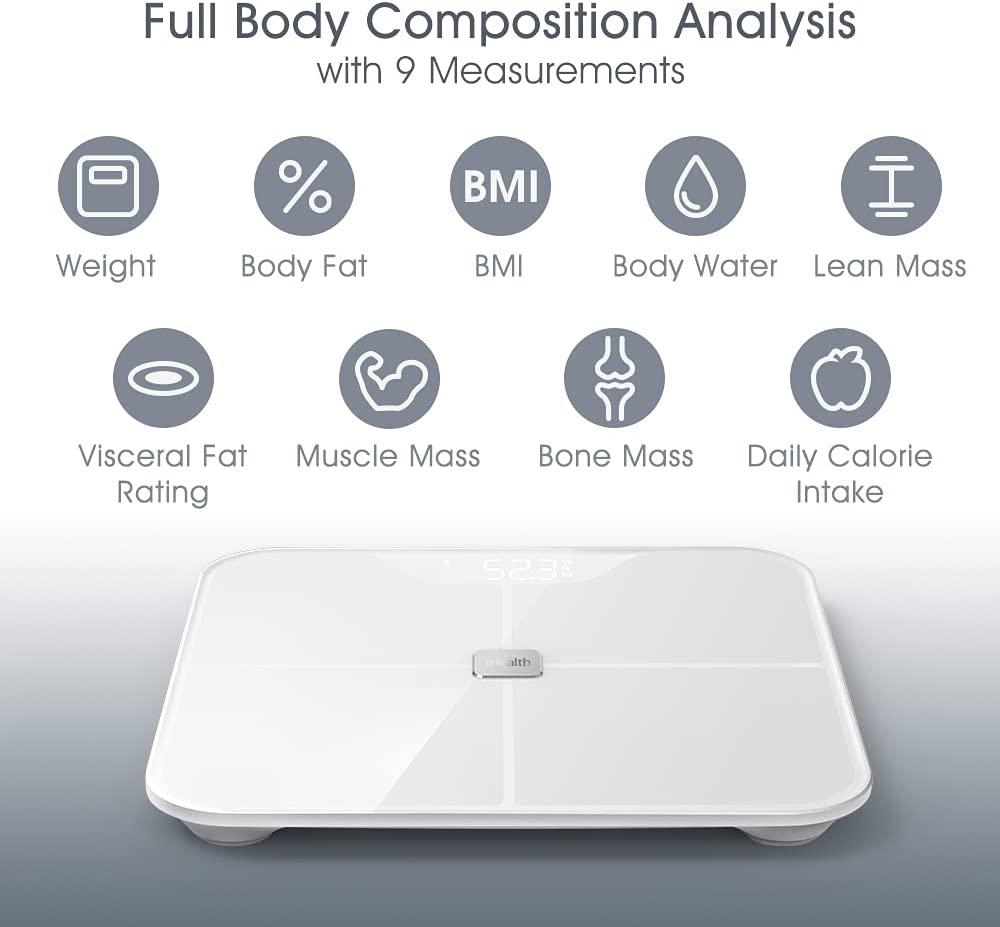 iHealth Nexus Body Fat Scale - Smart BMI Digital Bathroom Weight Scale ...