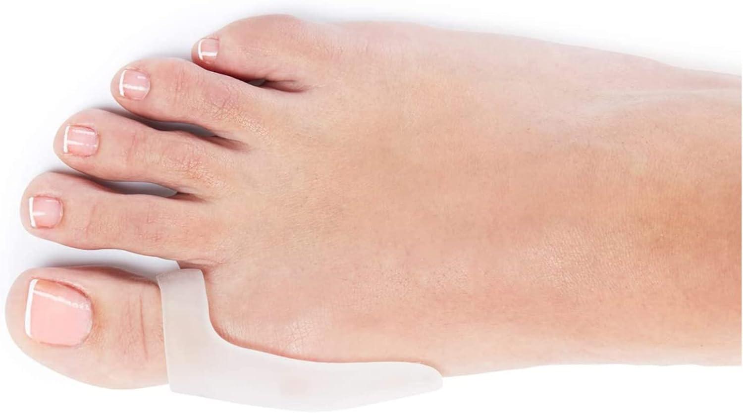 Gel Big Toe Bunion Guard 4 Pack - Hallux Bunion Pain Relief & Friction ...