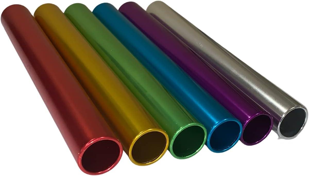 Senior Size Aluminum Relay Batons - Set of 6 Assorted Colors | Buy Now ...