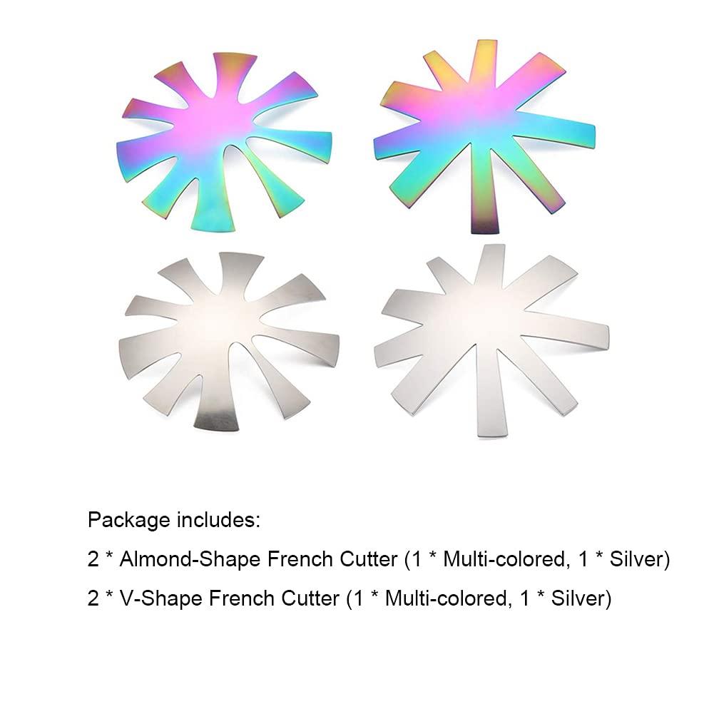 French Smile Line Tip Cutter Set - Nail Art Manicure Edge Trimmer ...