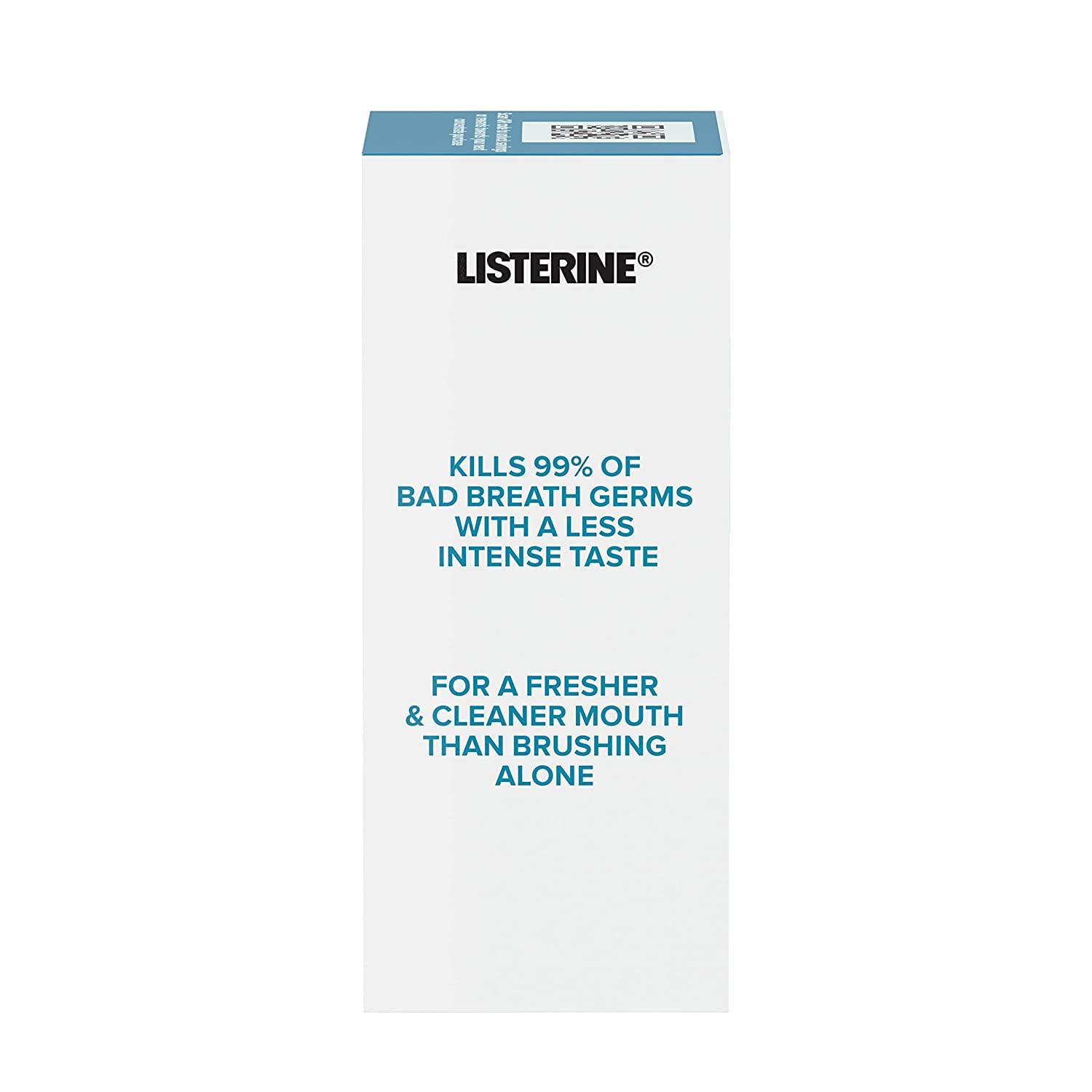 Listerine Zero Alcohol Mouthwash Concentrate Starter Kit - 1 x 500 mL ...