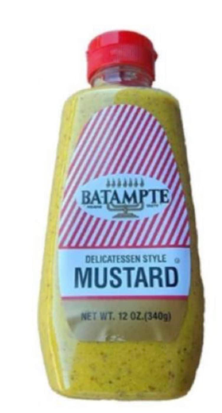 Ba Tampte Mustard 12 oz - Pack of 2 | Authentic Deli-Style Condiment ...