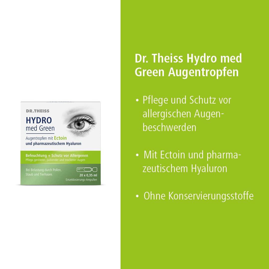 DR. THEISS Hydro Med Green Eye Drops Relief for Itchy Dry Eyes from ...
