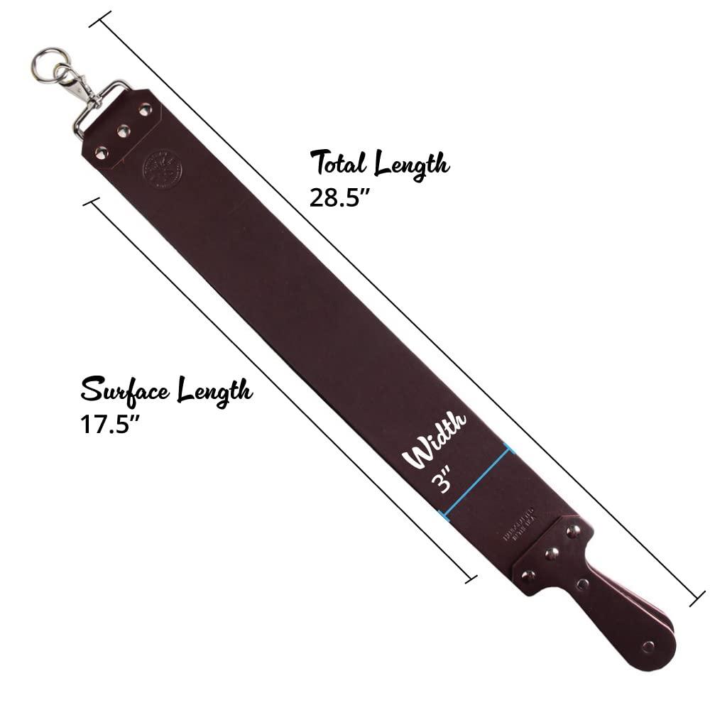 RoyalShave Red Latigo Leather Straight Razor Strop - Premium Quality ...