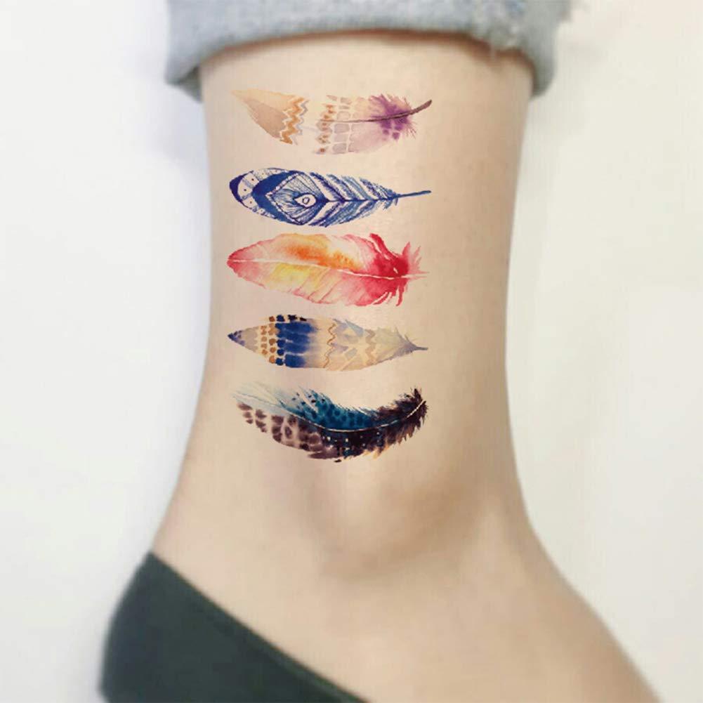 cute feather tattoos