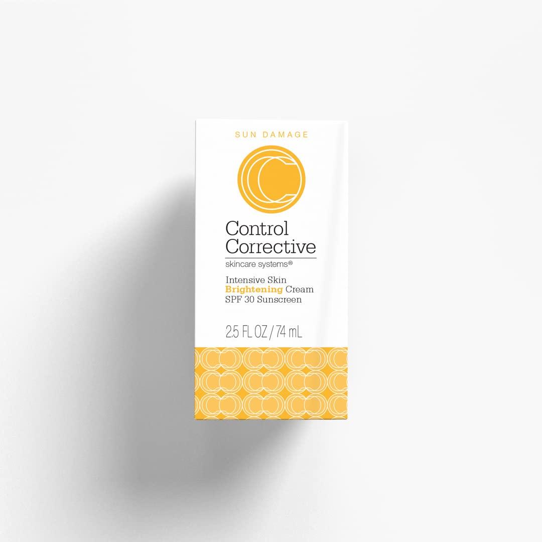 CONTROL CORRECTIVE Skin Brightening Cream SPF 30 - 2.5 oz Moisturizer with Kojic Acid, Arbutin ...