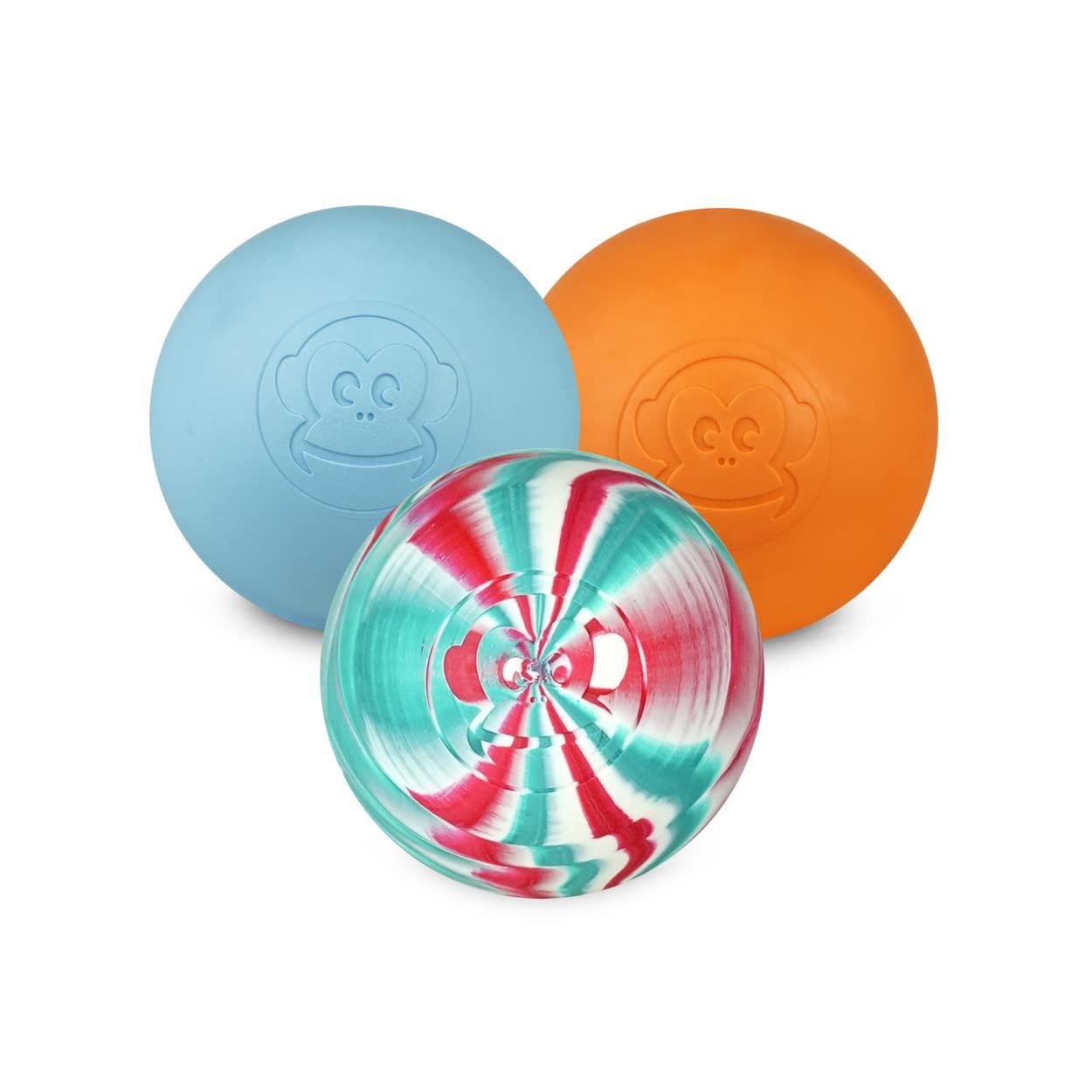 Captain Lax Massage Ball Original - 3 Pack Lacrosse Balls in Light Blue ...