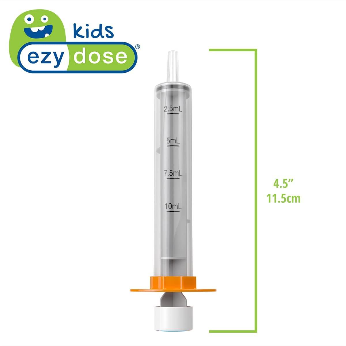Ezy Dose Kids Baby Oral Syringe & Dispenser 10 mL/2 TSP - Color Coded ...