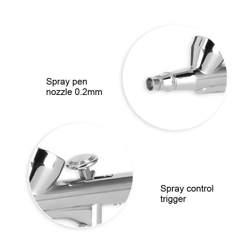 Detachable Stainless Steel Air Brush Spray Gun for Makeup, Nail Art ...
