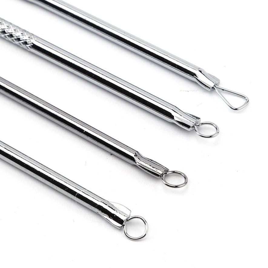 Blackhead Remover Pimple Extractor Tool Kit - Acne Treatment for Nose ...
