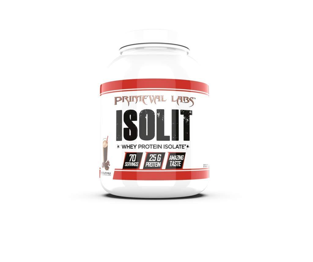 Primeval Labs ISOLIT Chocolate Milk 5lbs - High-Quality Whey Protein ...
