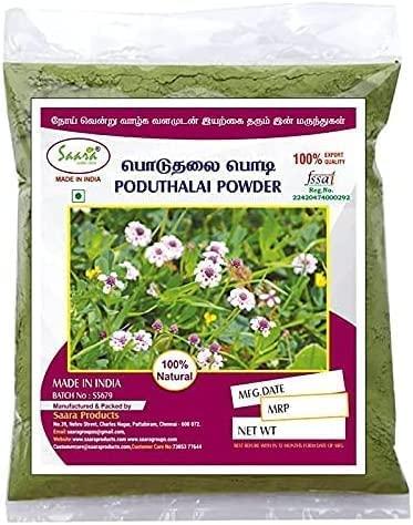 CROV SAARA Poduthalai Powder Lippia nodiflora Phyla nodiflora Powder ...