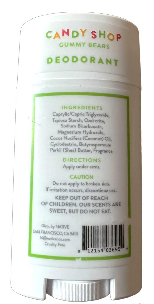 Native Limited Edition Gummy Bears Deodorant 2.65oz - Long-lasting ...