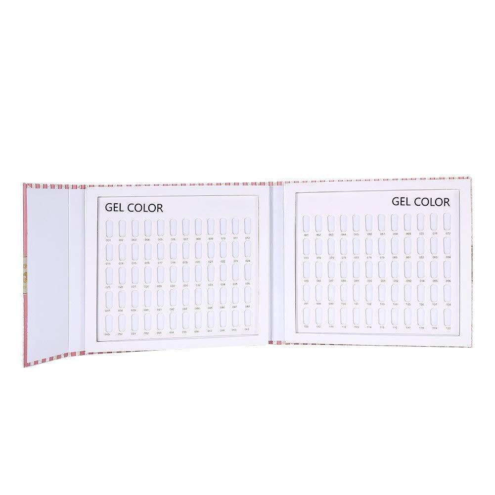 Nail Display Book - Nail Color Display Chart & Swatch for Gel Nail Art ...