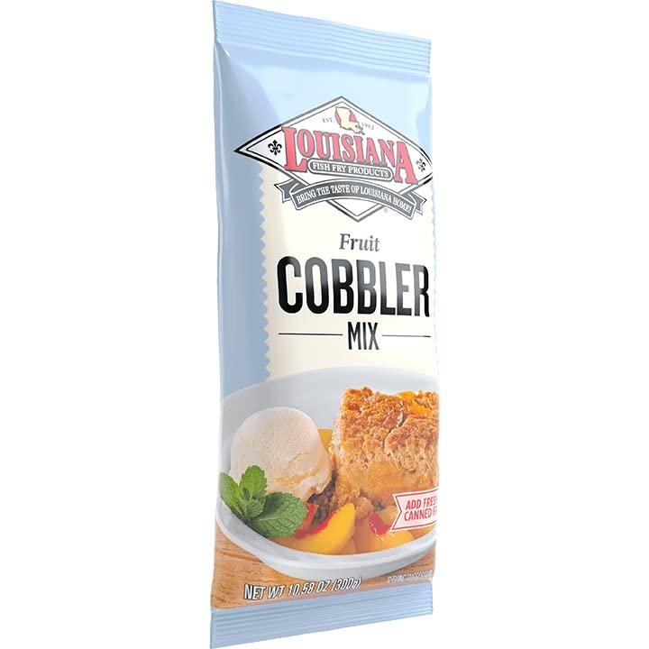 Louisiana Fish Fry Cobbler Mix 10.58oz Bag (Pack of 3) - Authentic ...
