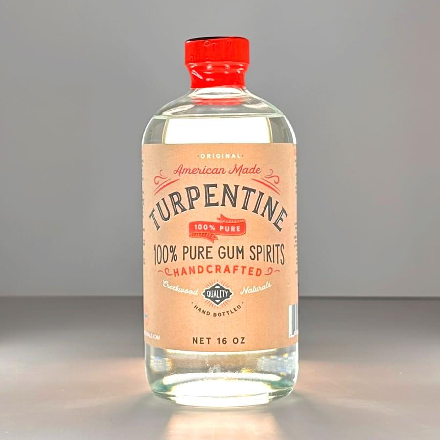 Creekwood Naturals 100% Pure Gum Spirits of Turpentine - 16 Oz Can ...
