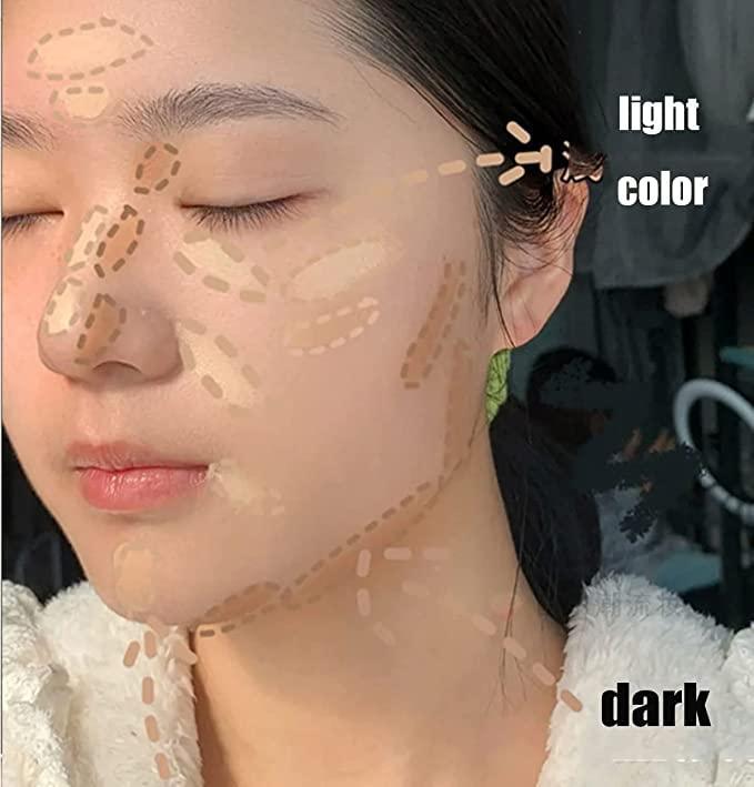 Tri-Color Concealer Palette - Full Coverage for Acne Marks, Dark ...