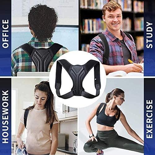 Posture Corrector Back Brace Adjustable Posture Brace for Upper Back ...