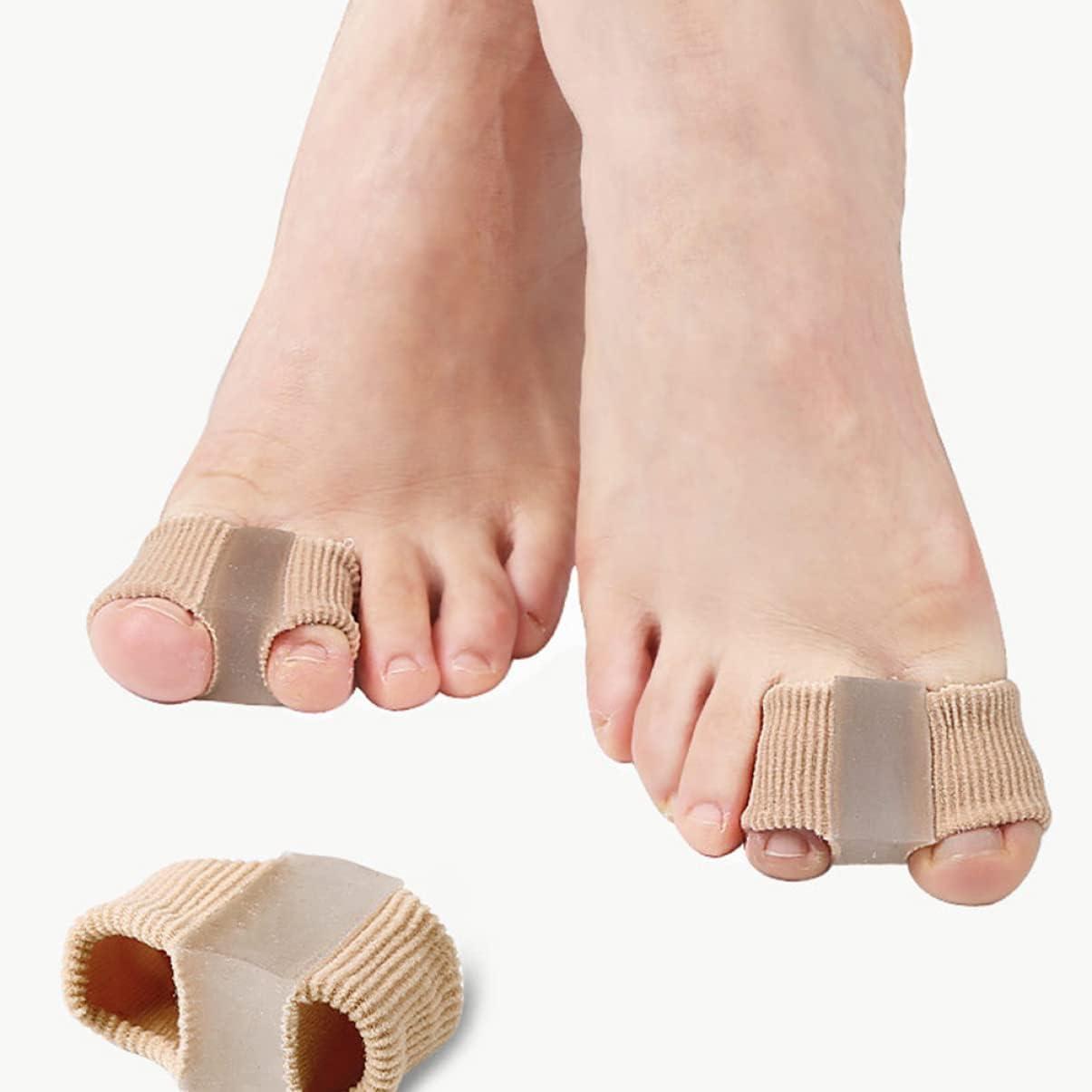 Healifty Toe Separator Set - 4pcs Bunion Corrector & Big Toe Spacers ...