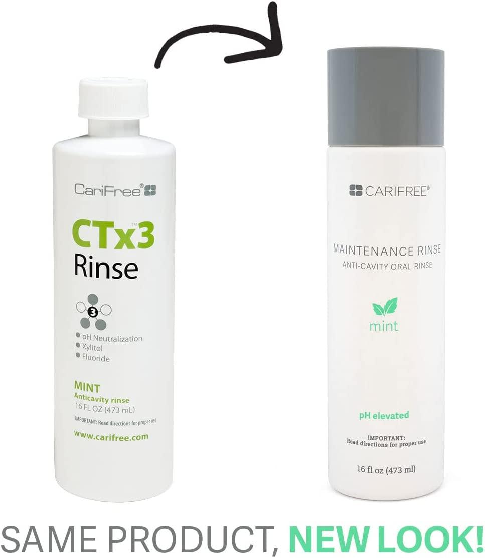 CariFree Maintenance Rinse (Mint) Fluoride Mouthwash - Dentist ...