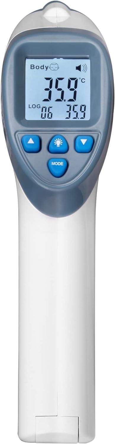 Jazooli Infrared Laser Forehead Thermometer Gun - Contactless Digital Temperature Checker for ...