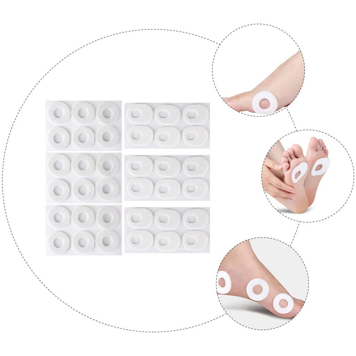 FRCOLOR 6pcs Heel Feet Sticker Set for Toe Callus Relief - Toe Pads for ...