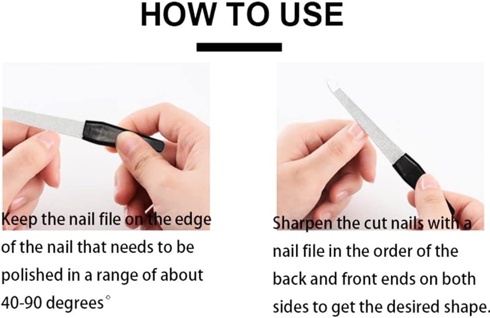Pinkee's 6 Inch Stainless Steel Nail File (2 Pack) - For Fingernails ...