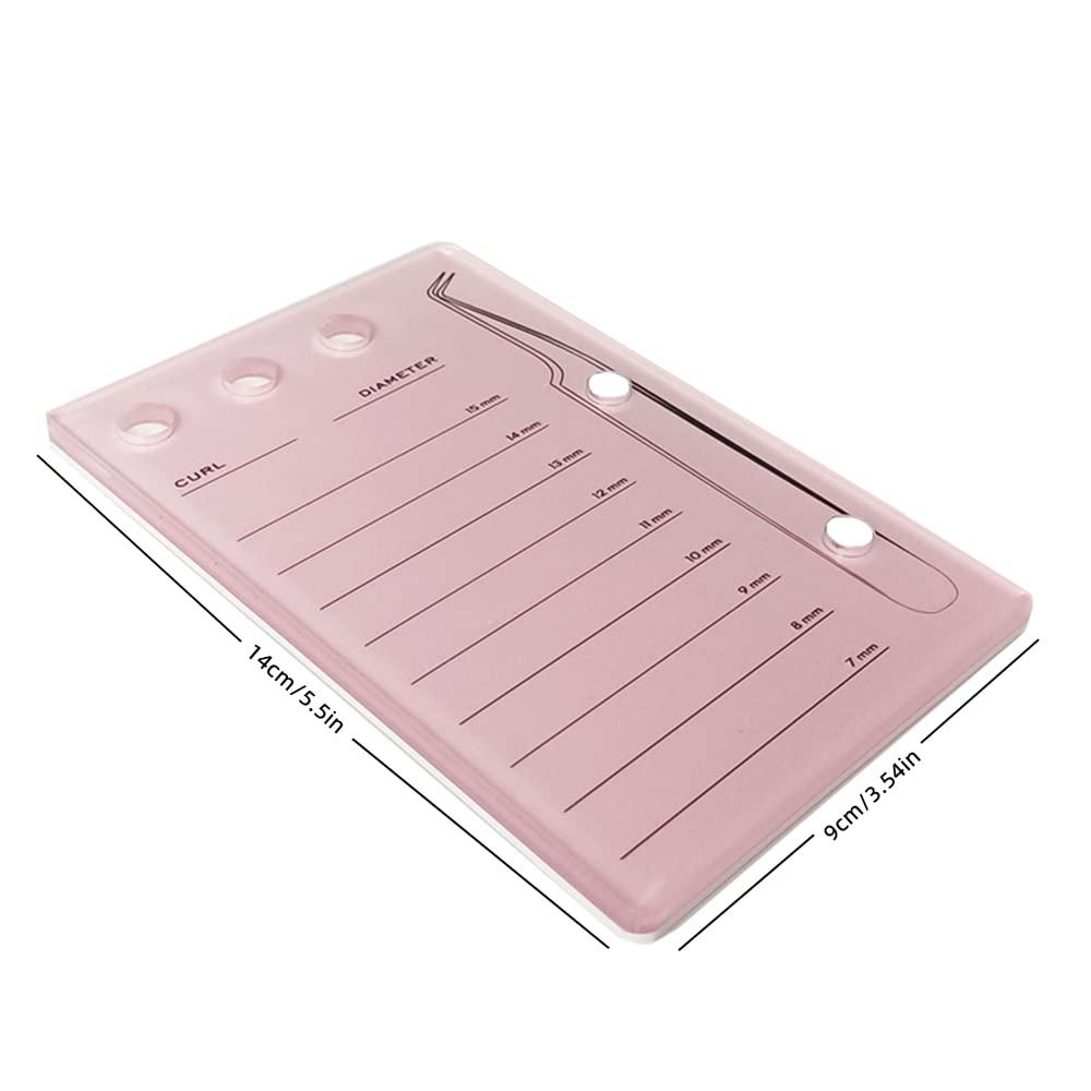 Acrylic Eyelash Extension Organizer | Pink False Eyelash Tray with ...