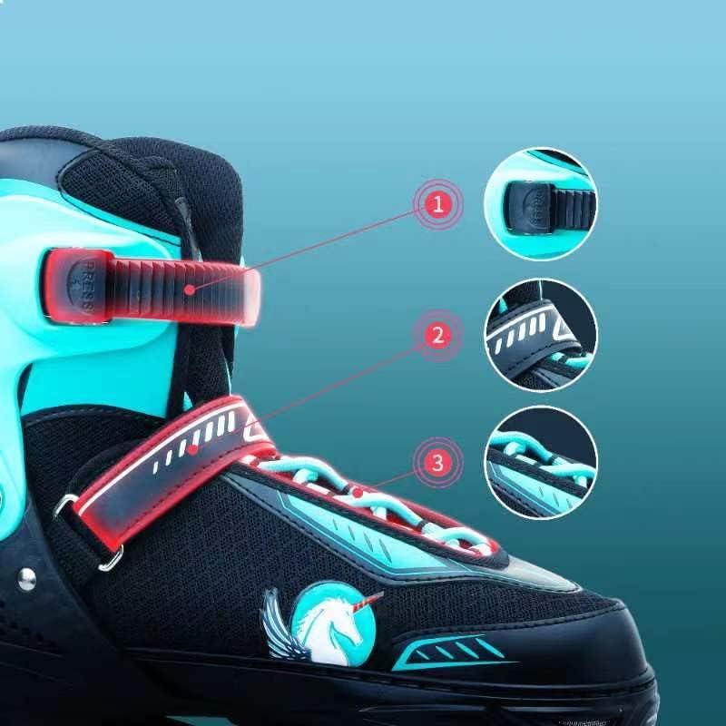 Adjustable Inline Skates Roller Blades with Light Up Wheels for Girls ...