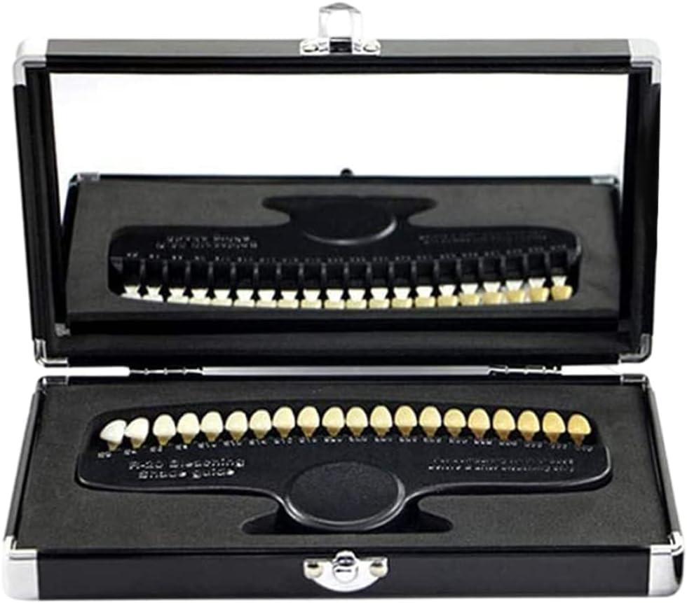 Obelunrp 20-Color Dental Teeth Shadow Guidance Manual with Mirror - Essential Tooth Tracking ...