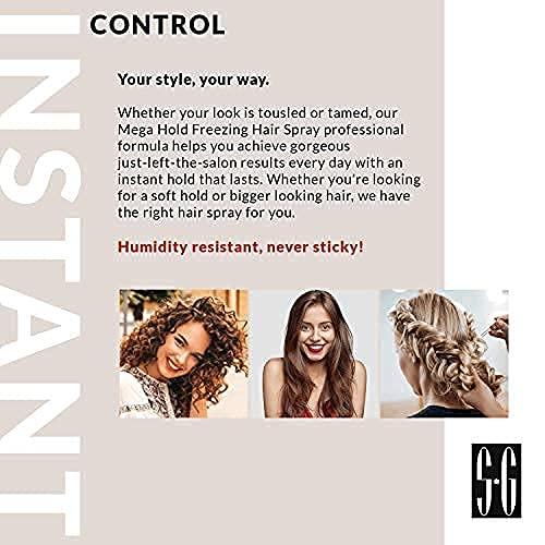 Salon Grafix Mega Hold Hairspray 1.5 oz - Freeze Control & Fast Drying ...