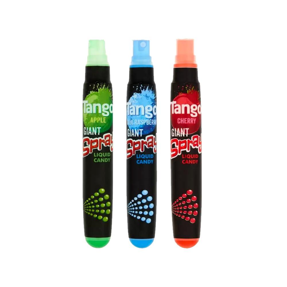 Tango Giant Spray Liquid Candy Tube 60ml - 3 x Mixed Flavours of Liquid ...
