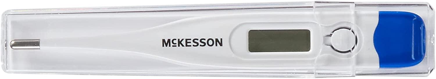 McKesson Digital Thermometer Kit, Oral - 30-Sec Reading, Recall Memory ...