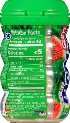 Mentos Pure Fresh Watermelon Sugar-Free Chewing Gum with Xylitol | 50 ...