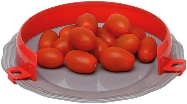Extra Red Plastic Plate Riser | Durable Rim Riser for Efficient Serving ...