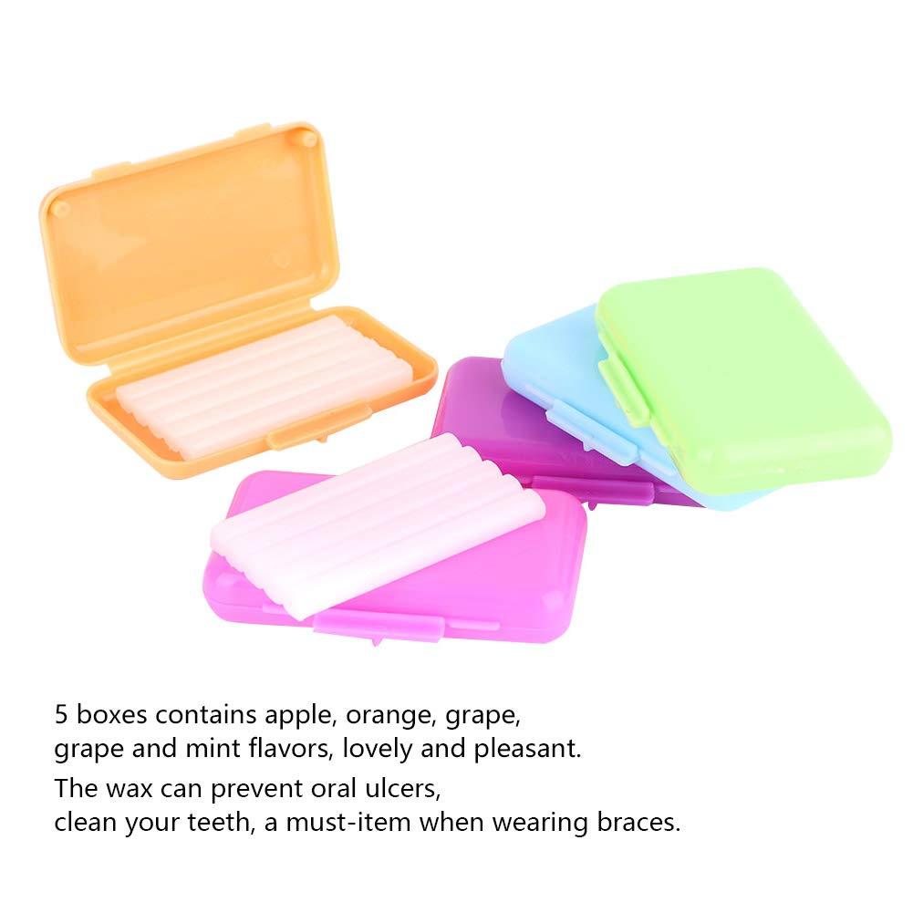 5-Pack Orthodontic Relief Wax for Braces | Gum Protection & Dental ...