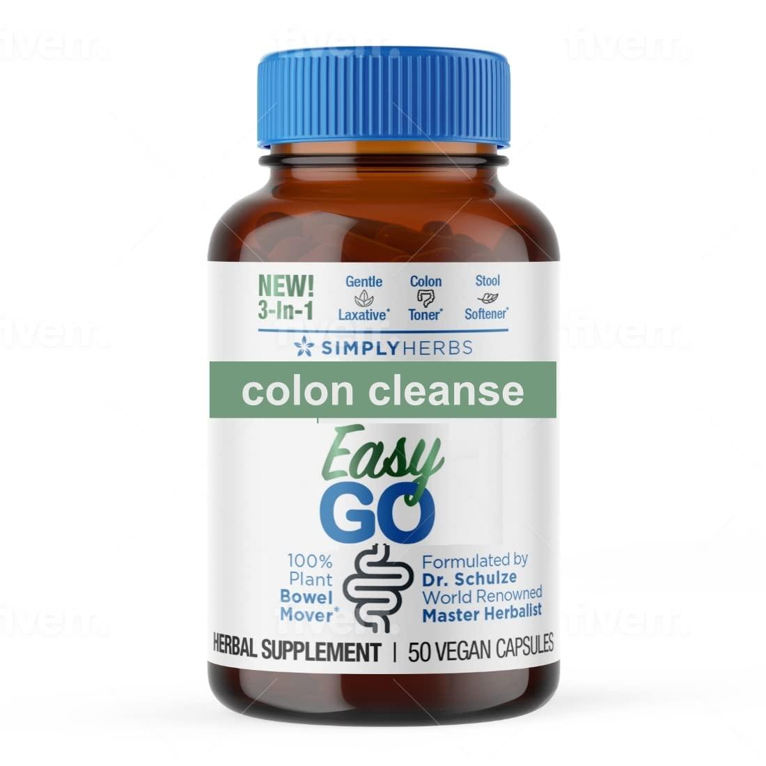 Dr. Schulze's Easy GO Bowel Mover - Gentle Laxative & Colon Toner | 100 ...