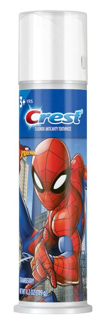 Buy Crest Toothpaste 4.2 oz Baby Spiderman Pump (Strawberry) - Pack of ...